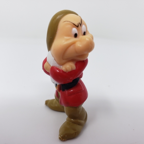 Toys | Disney Snow White Seven Dwarf Grumpy Vintage Toy Figure | Poshmark